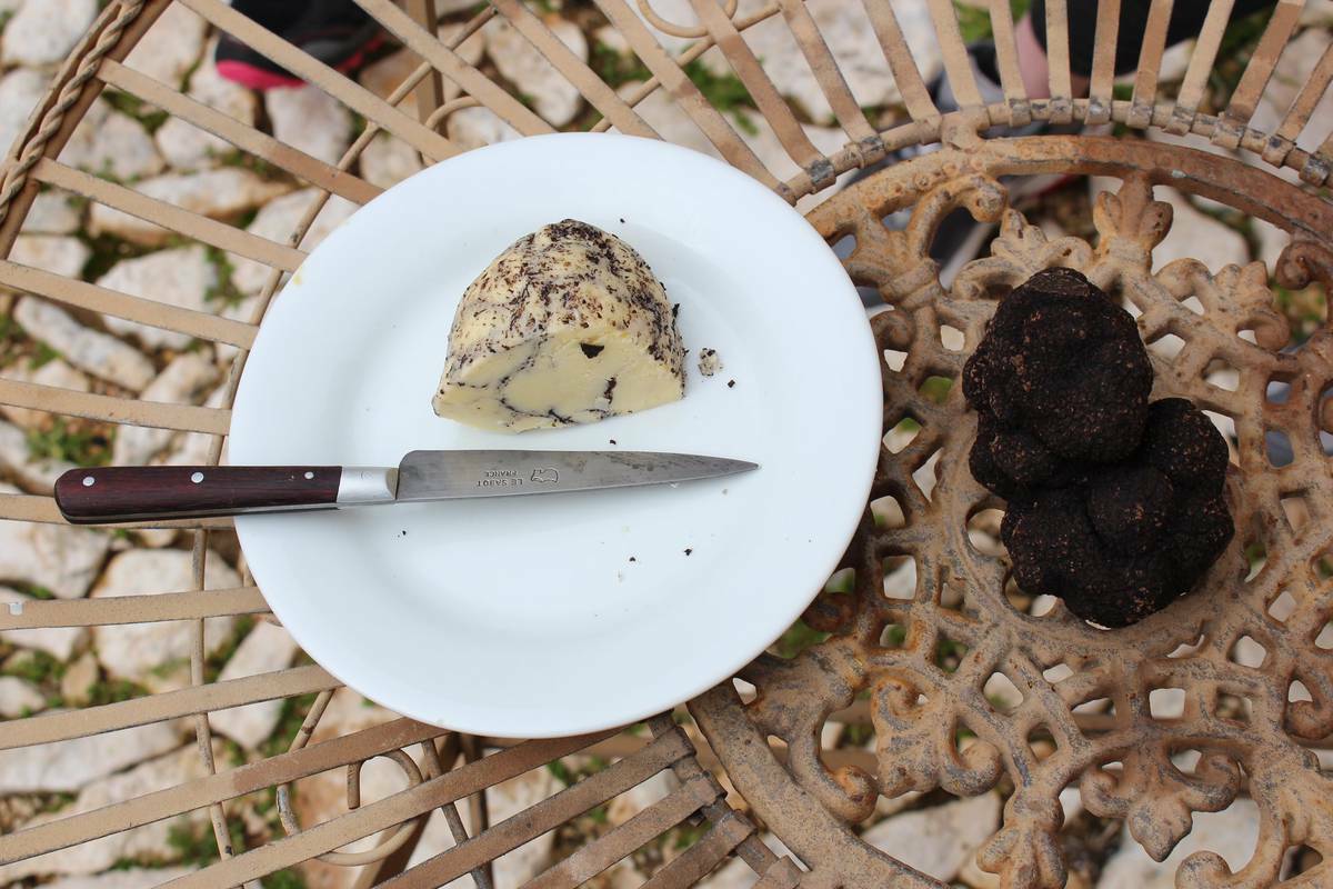 Repas truffe en Luberon
